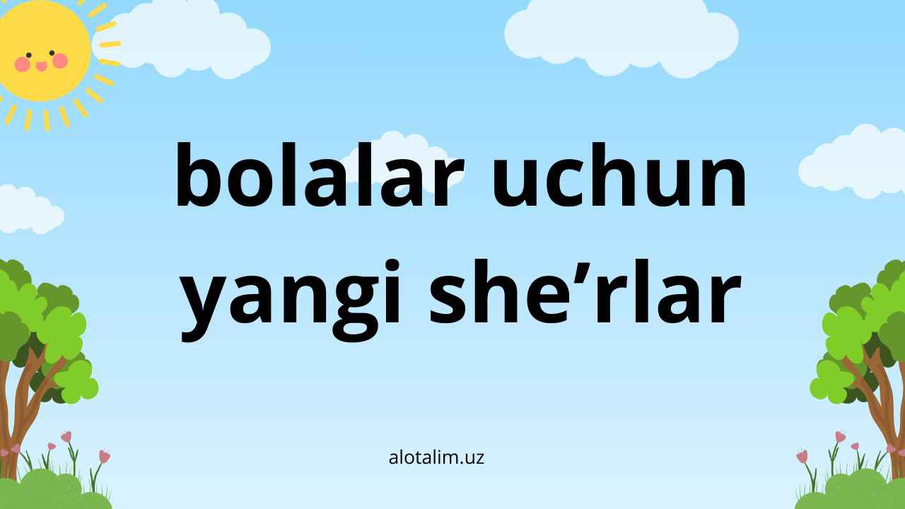 bahor fasli haqida sheʼrlar to‘plami (yangi sheʼrlar)